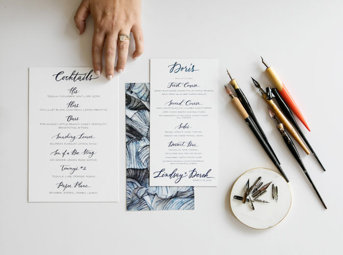 Day-of Design – Anne Robin, Los Angeles Calligrapher