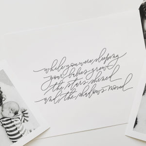 RBG Print Series - Anne Robin, Los Angeles Calligrapher