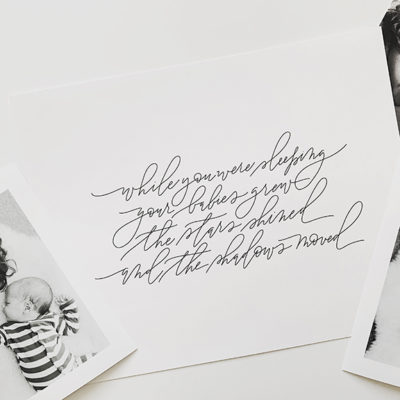 RBG Print Series - Anne Robin, Los Angeles Calligrapher