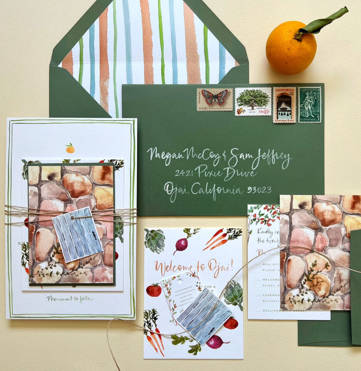 Custom – Anne Robin, Los Angeles Calligrapher