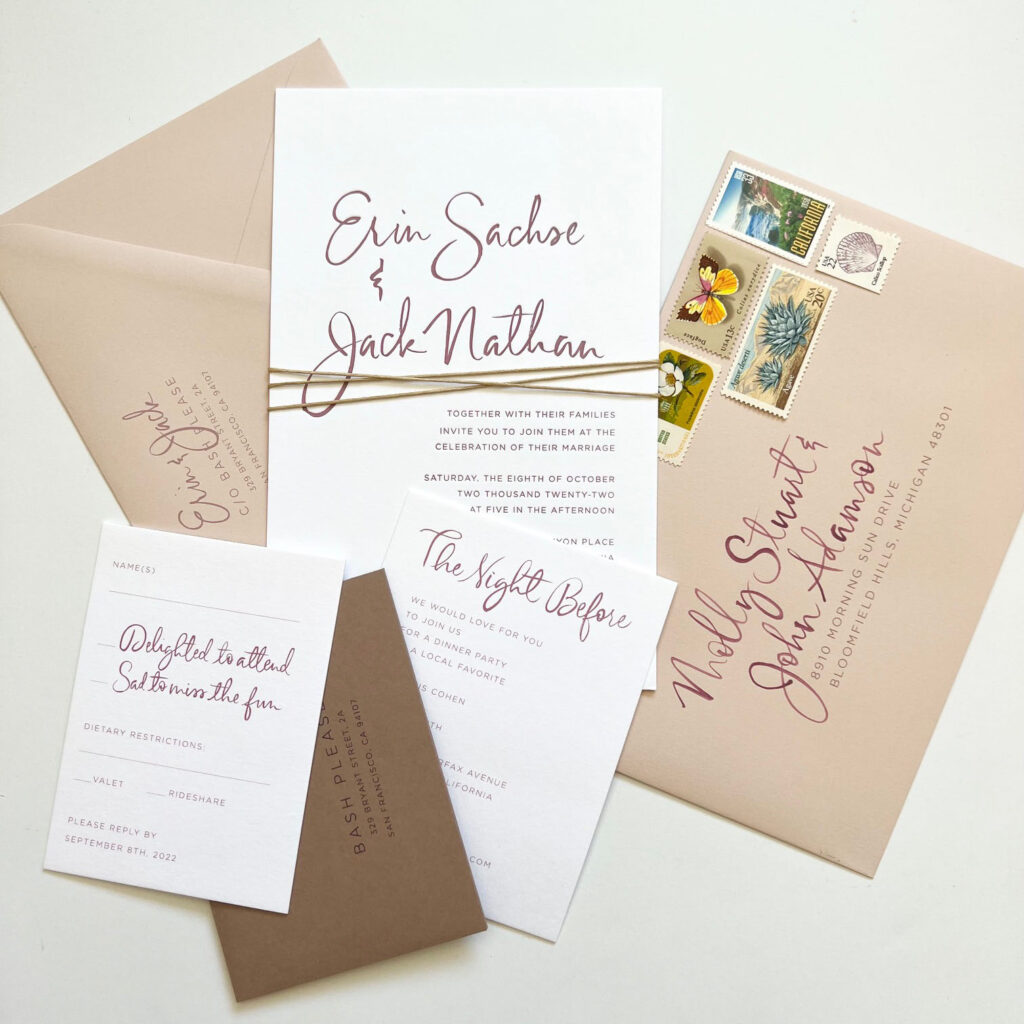 Custom – Anne Robin, Los Angeles Calligrapher